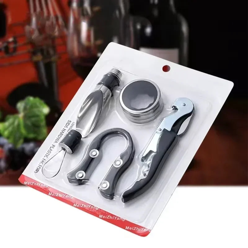 Wine Accessory Set With Corkscrew And Stopper on Luulla