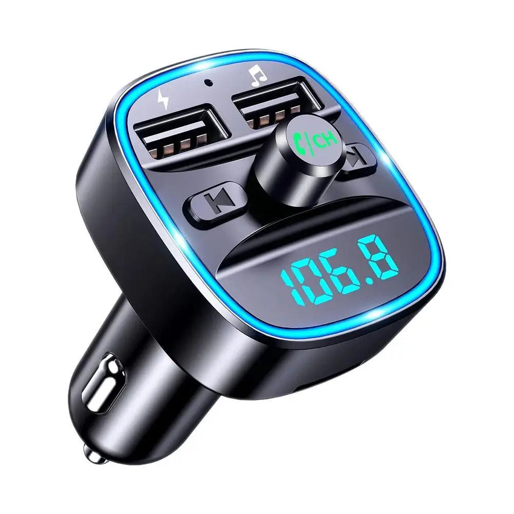 Dual Usb Bluetooth Car Fm Transmitter Adapter on Luulla