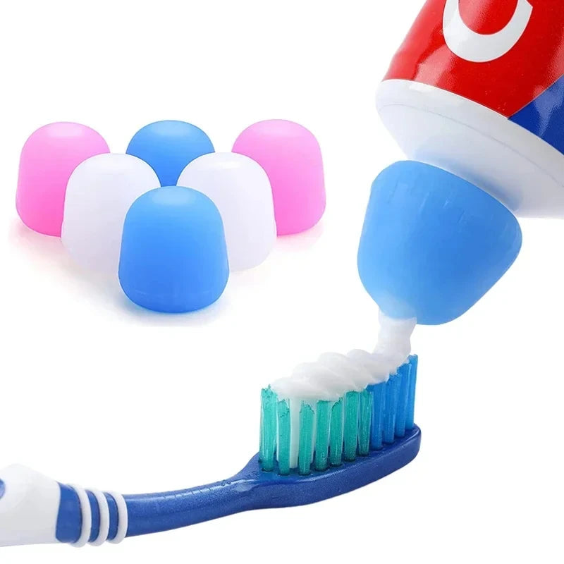 Soft Silicone Toothpaste Cap Dispenser In Colors on Luulla