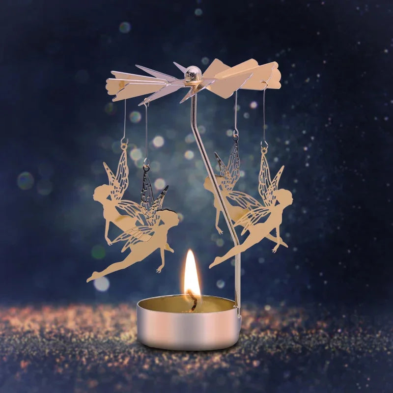 Rotating Fairy Carousel, Candle-powered Magical Home Decor on Luulla
