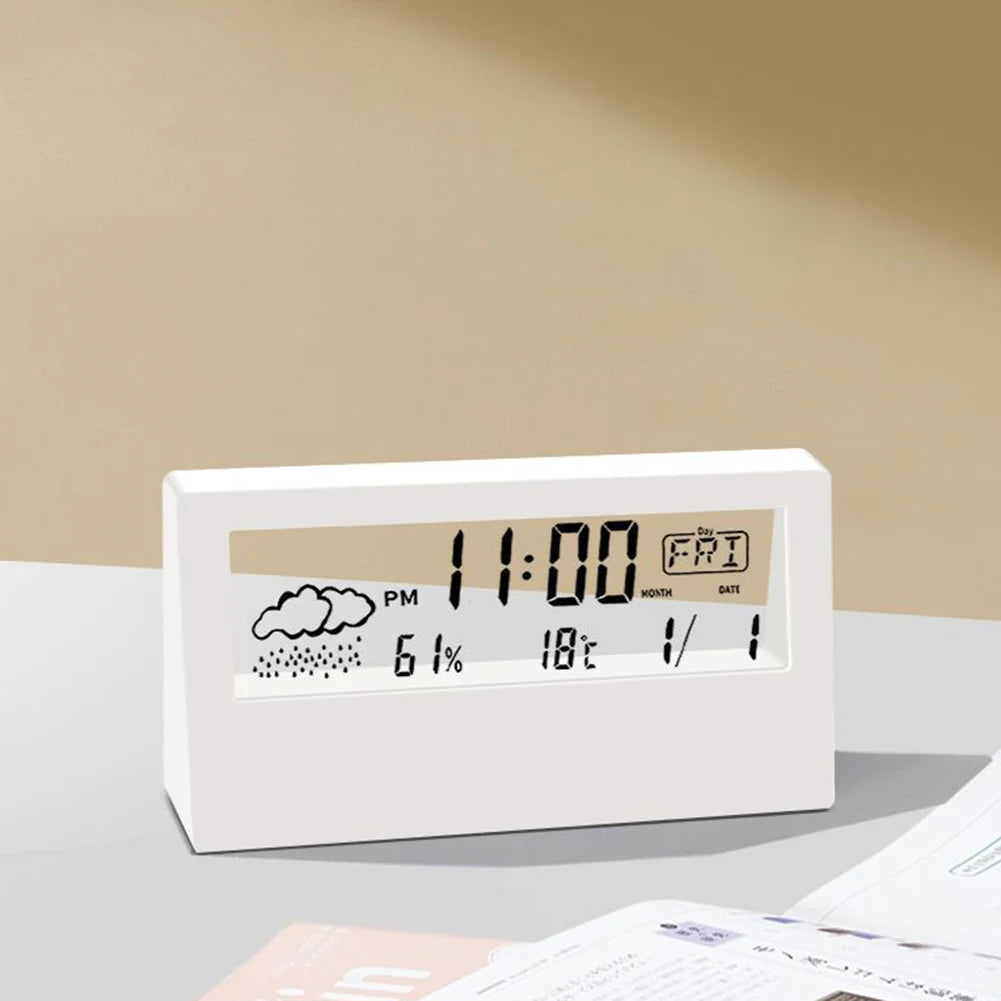 Digital Weather Display Clock With Temperature And on Luulla