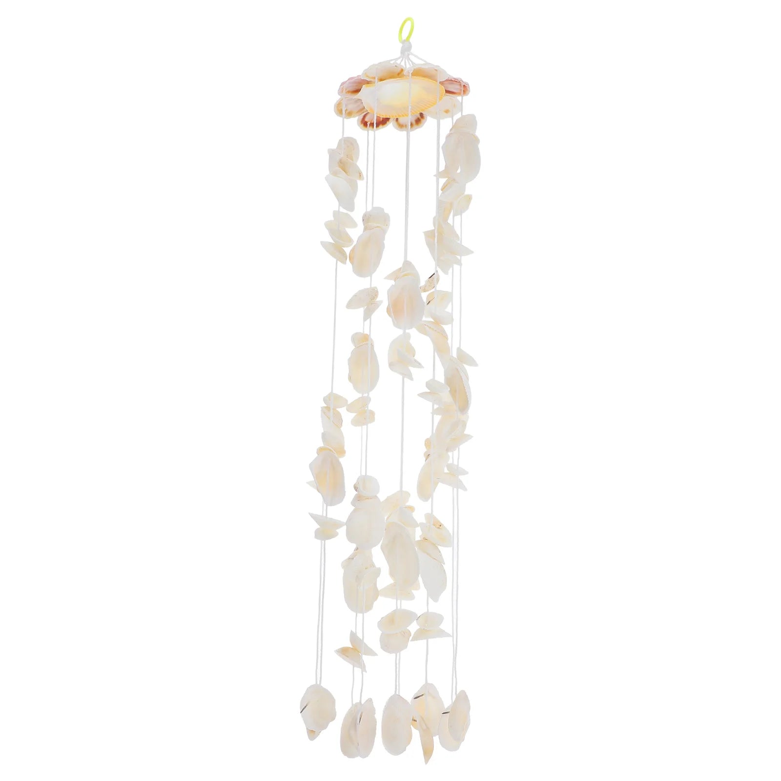 Seashell Wind Chime With Coastal Hanging Elements on Luulla