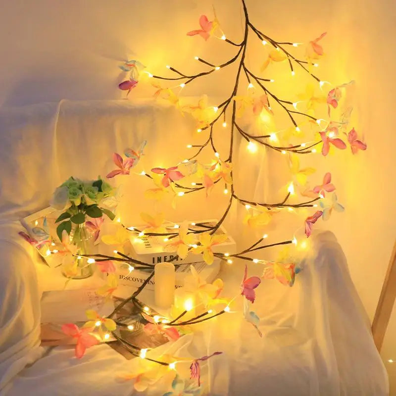 Led Floral String Lights With Branch Design on Luulla