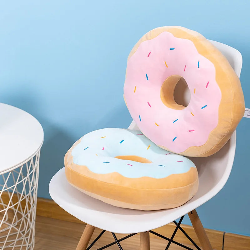 Plush Donut-shaped Cushion With Sprinkles Design on Luulla