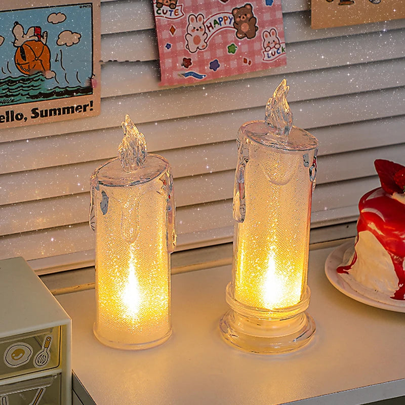 Led Flameless Candles With Flickering Light Illusion on Luulla