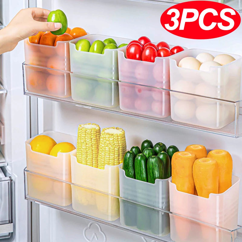 Stackable Clear Plastic Refrigerator Storage Bins on Luulla