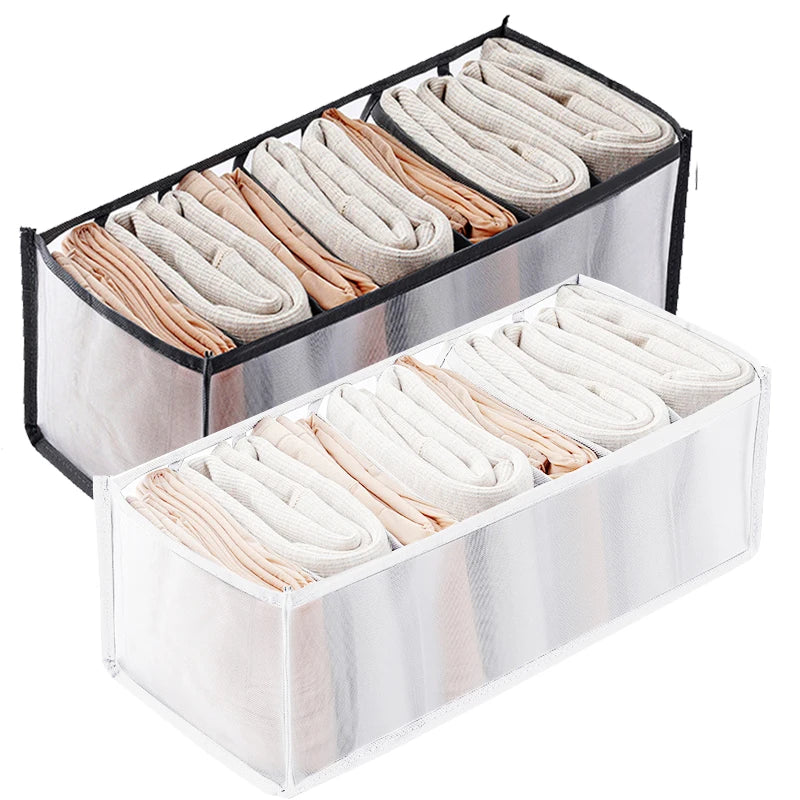Transparent Fabric Storage Boxes For Organizing Closets on Luulla