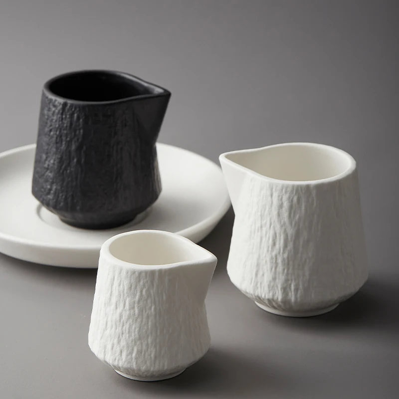 Modern Textured Ceramic Pouring Pitchers For Kitchen on Luulla
