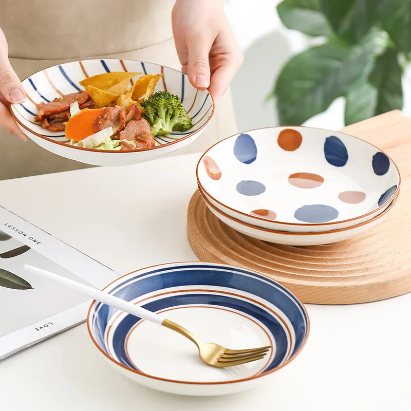 Colorful Patterned Porcelain Dinnerware Collection For Dining on Luulla