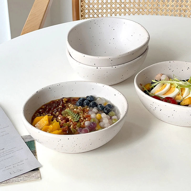 Handcrafted Ceramic Bowls With Unique Speckled Design on Luulla