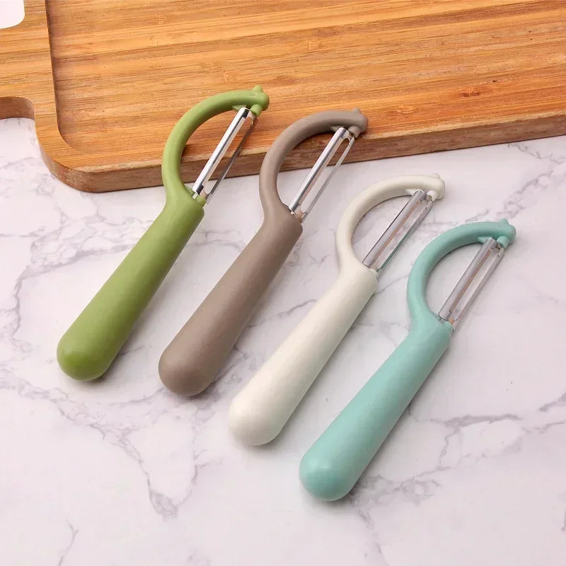 Colorful Ergonomic Vegetable Peelers With Stainless Blades on Luulla