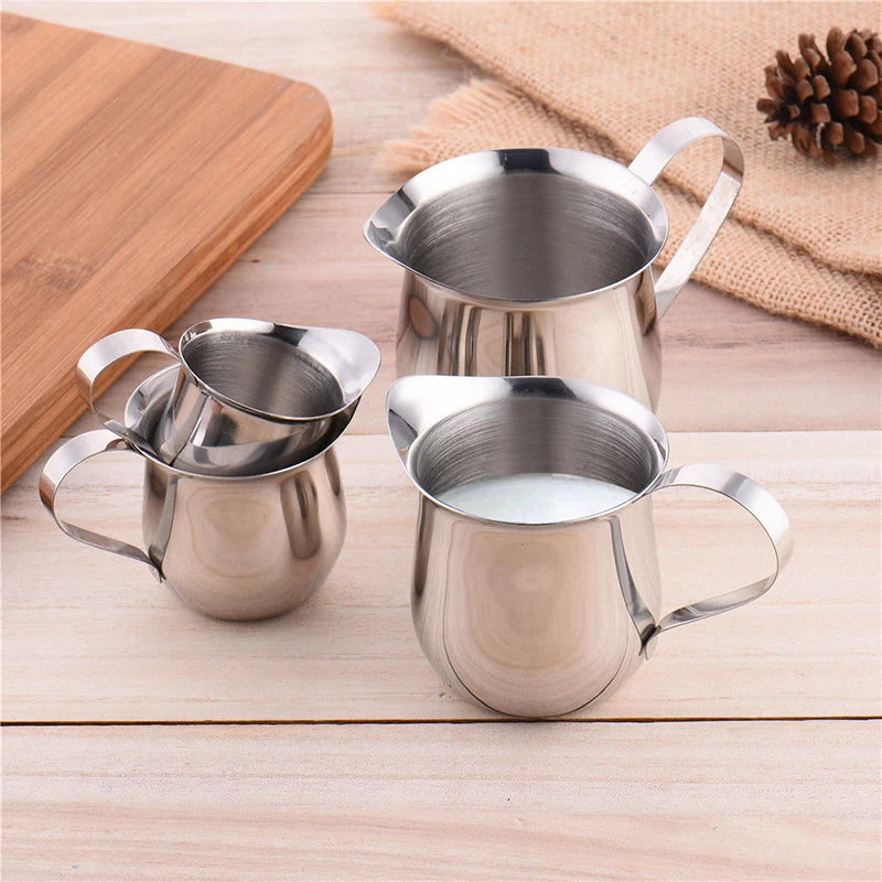 Stainless Steel Milk Frothing Pitcher Trio Collection on Luulla