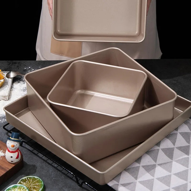 Nonstick Square Baking Pans For Even Cooking on Luulla