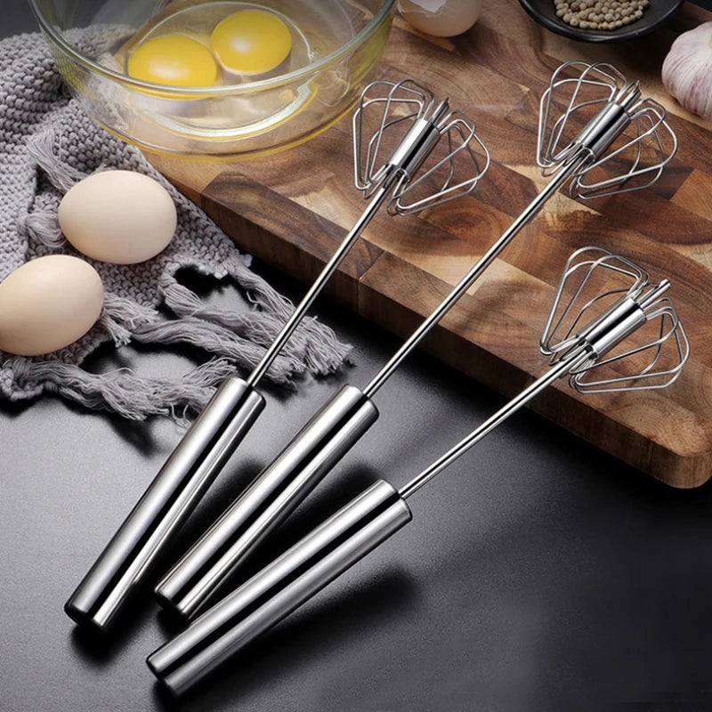 Stainless Steel Rotary Egg Beaters With on Luulla
