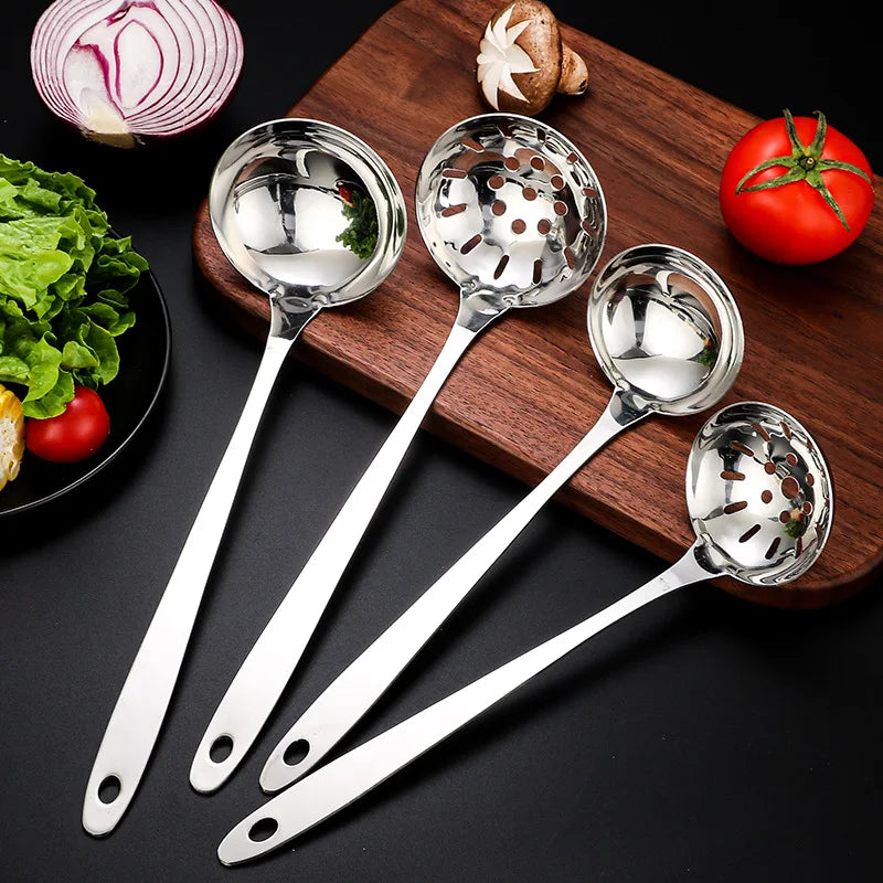 Stainless Steel Kitchen Ladles, Solid And Slotted on Luulla