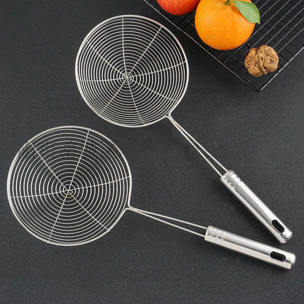 Stainless Steel Wire Mesh Strainer Basket Pair on Luulla
