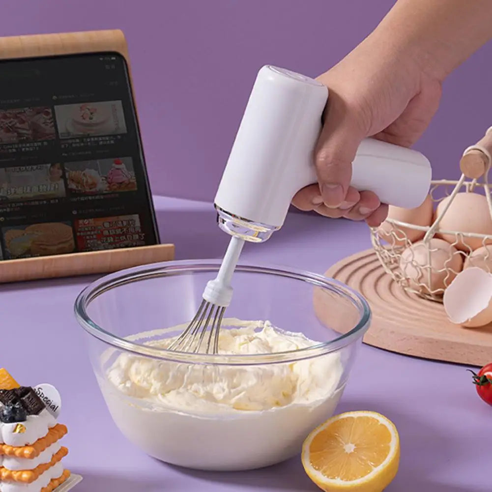 Handheld Electric Mixer With Stainless Steel Whisk on Luulla