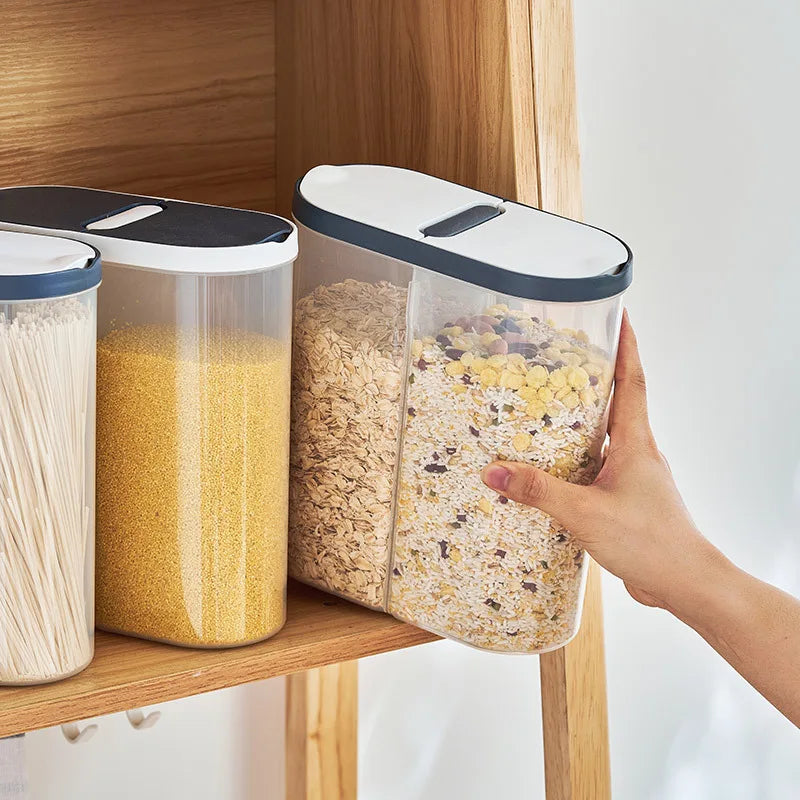 Airtight Clear Cereal Containers With Pour Spout on Luulla