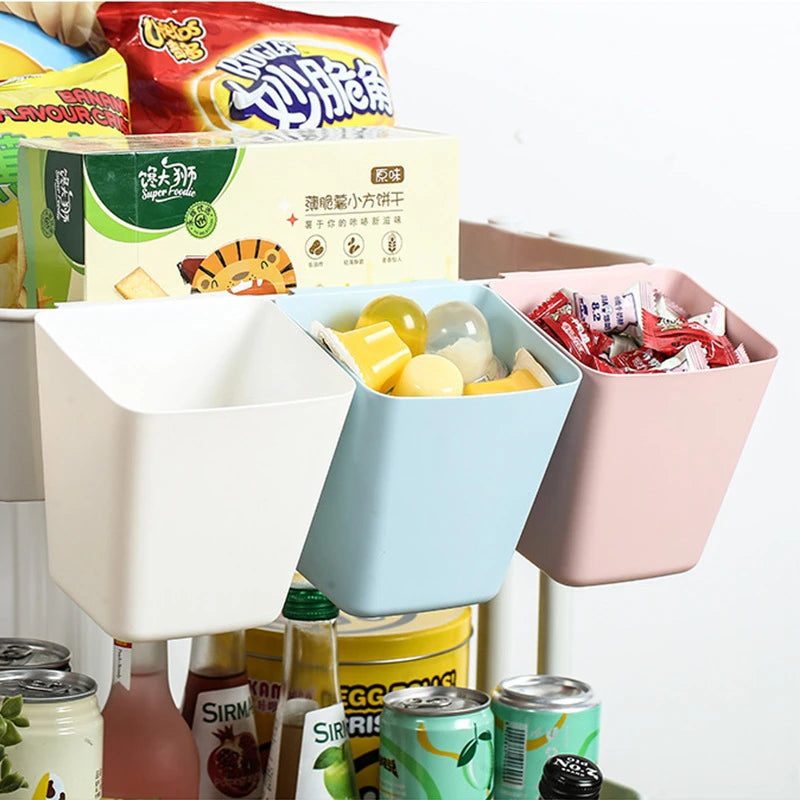 Versatile Wall-mounted Plastic Storage Bins Trio on Luulla