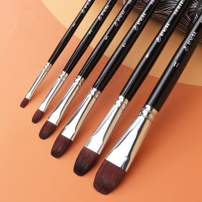 Premium Artist Paintbrush Collection With Ergonomic Handles on Luulla