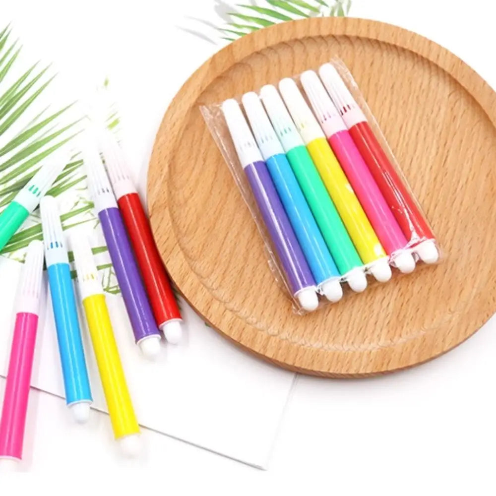 Eight Colorful Double-ended Magic Erasable Markers on Luulla