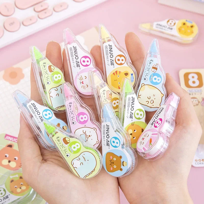Cute Animal-themed Colorful Correction Tape Collection on Luulla