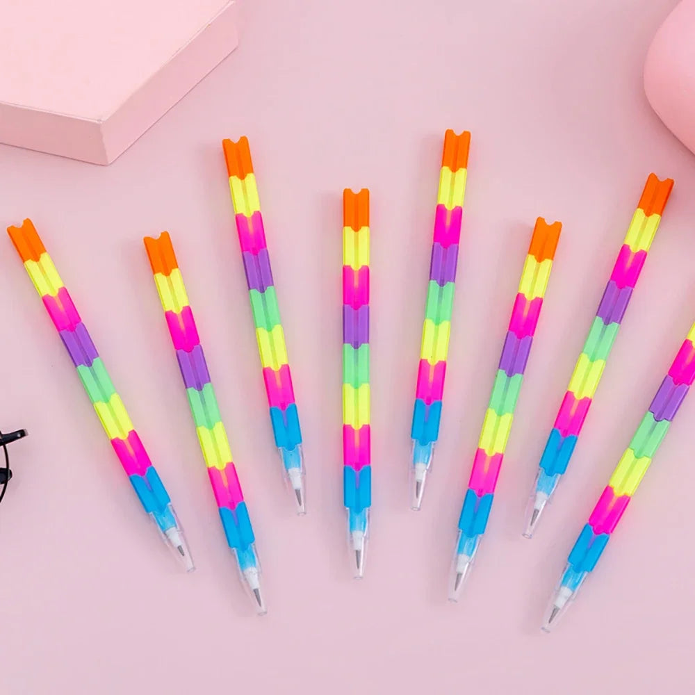 Multicolor Stacking Pencil With Refillable Lead Tips on Luulla