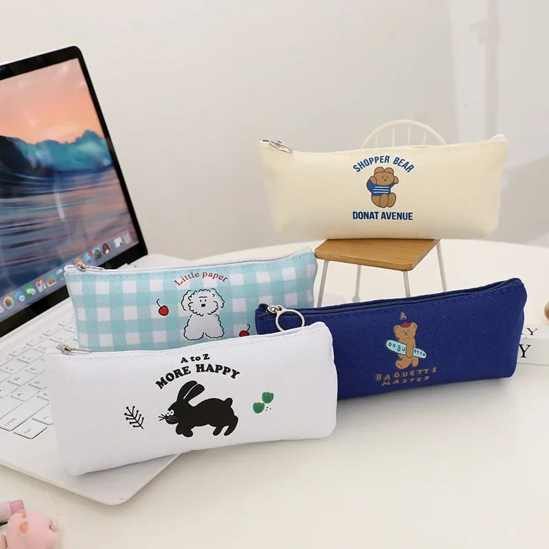 Cute Animal-themed Zippered Pencil Cases For Kids on Luulla