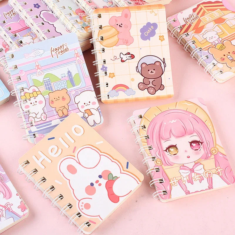 Cute Spiral Notebooks With Adorable Cartoon Designs on Luulla