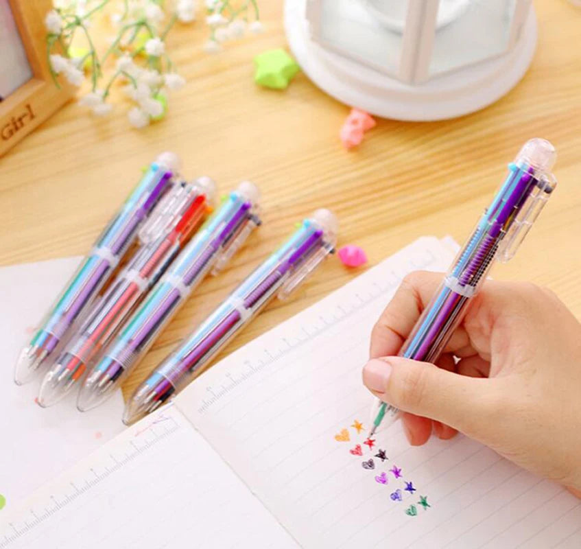 Multicolor Retractable Ballpoint Pens, Smooth Writing on Luulla
