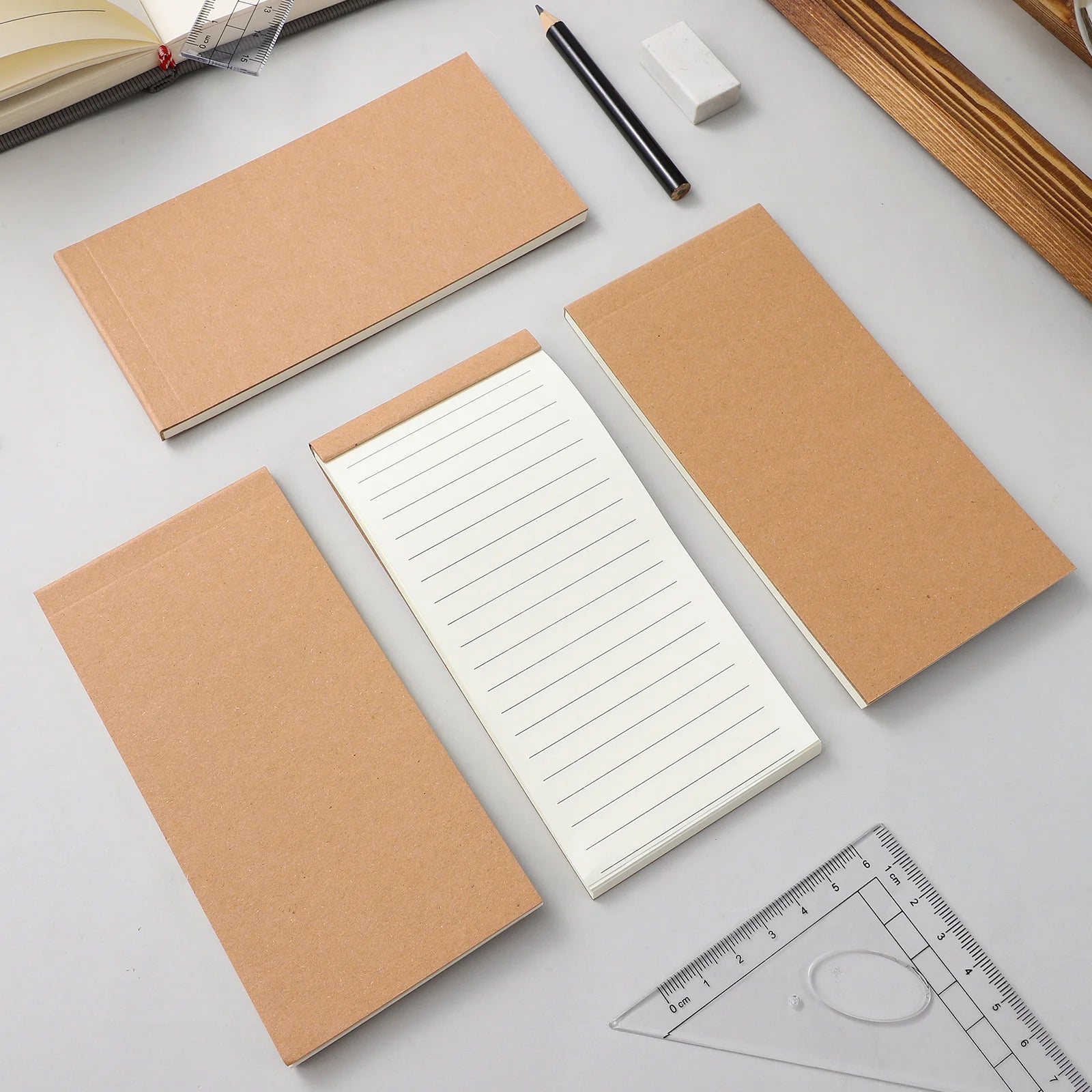 Eco-friendly Recycled Brown Kraft Notepad Collection on Luulla
