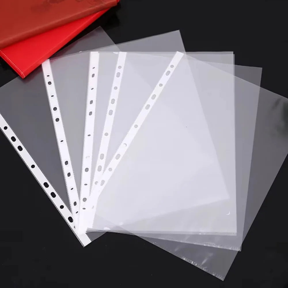 Clear Plastic Document Sleeves With Reinforced Holes on Luulla
