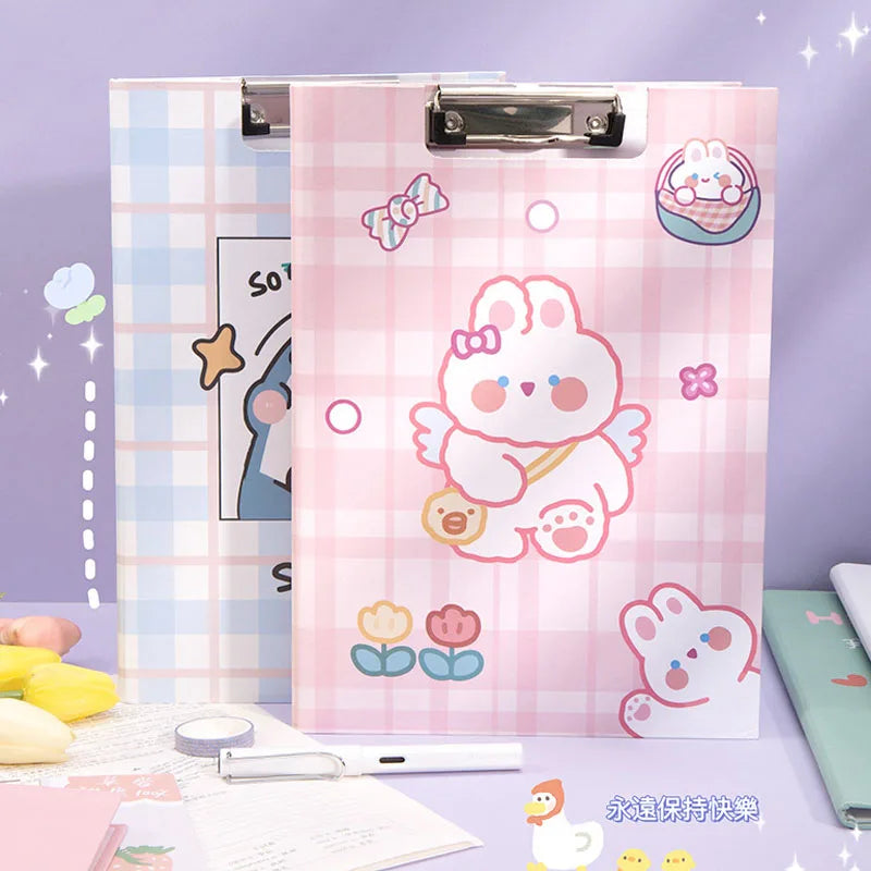 Cute Pastel Clipboard With Kawaii Cartoon Design on Luulla