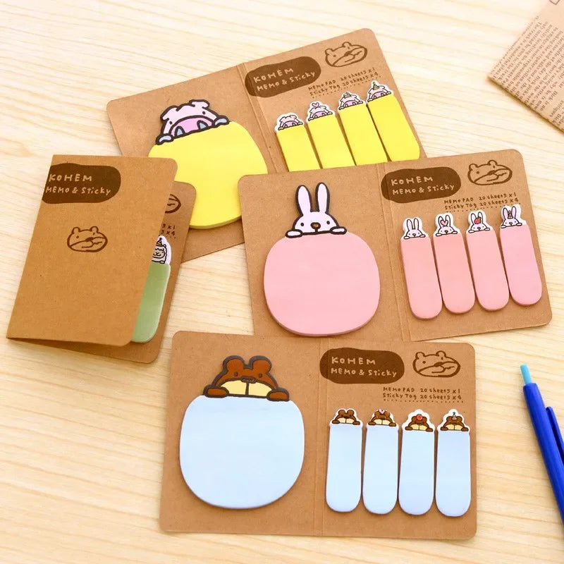 Cute Animal Sticky Notes For Efficient Organization on Luulla