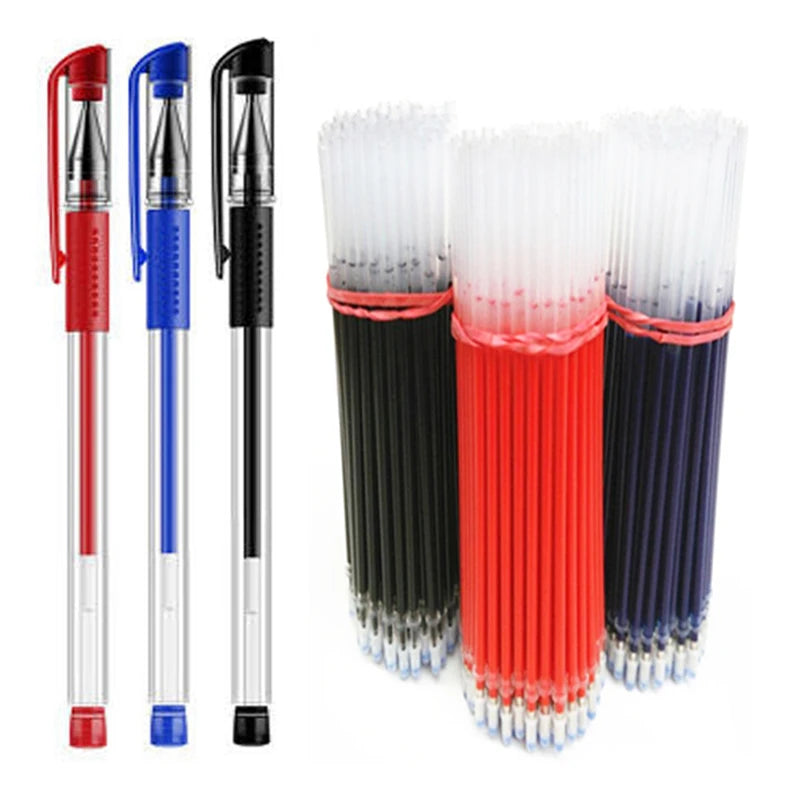 Assorted Color Gel Pens With Extra Refills on Luulla