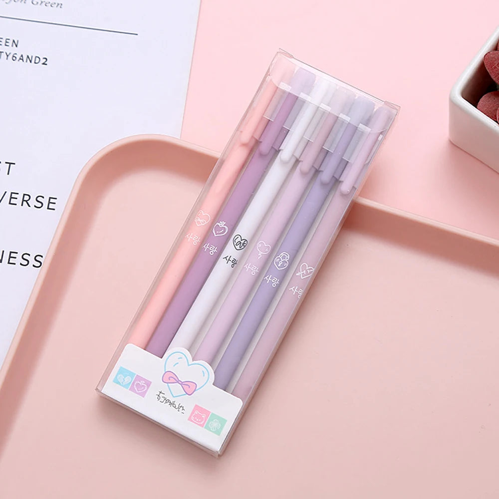 Pastel Color Gel Ink Smooth Writing Pens on Luulla