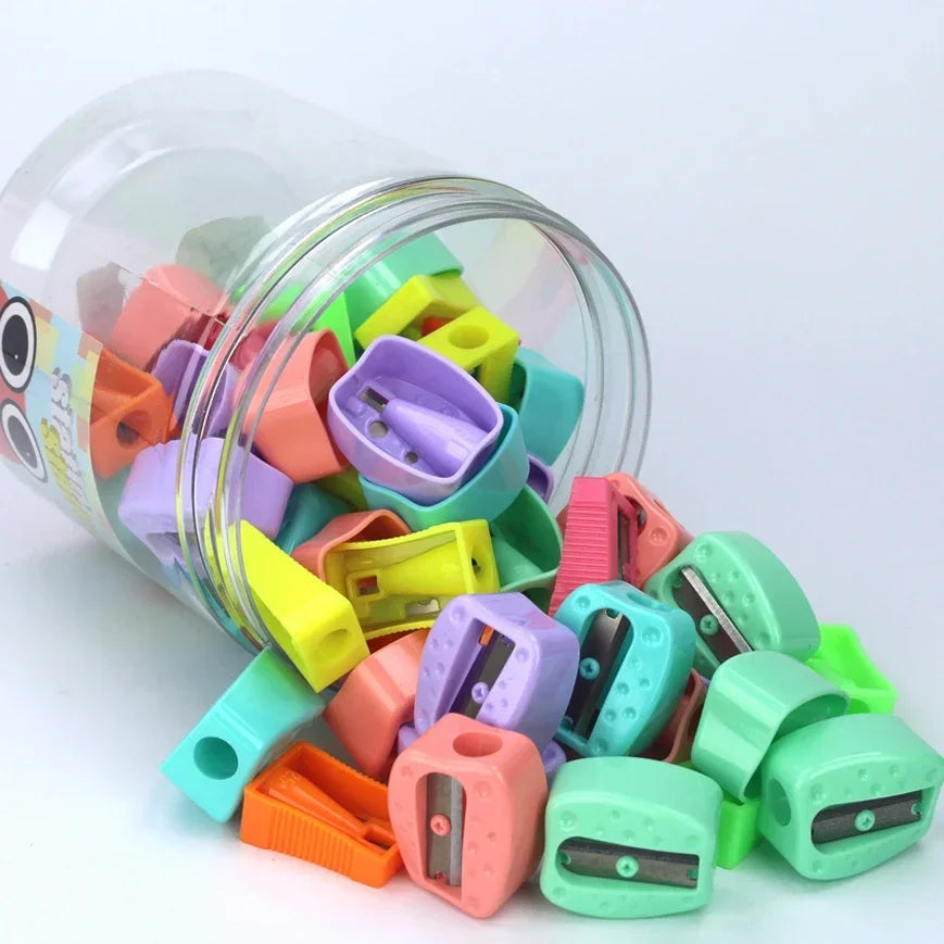 Assorted Colorful Handheld Pencil Sharpeners For School on Luulla