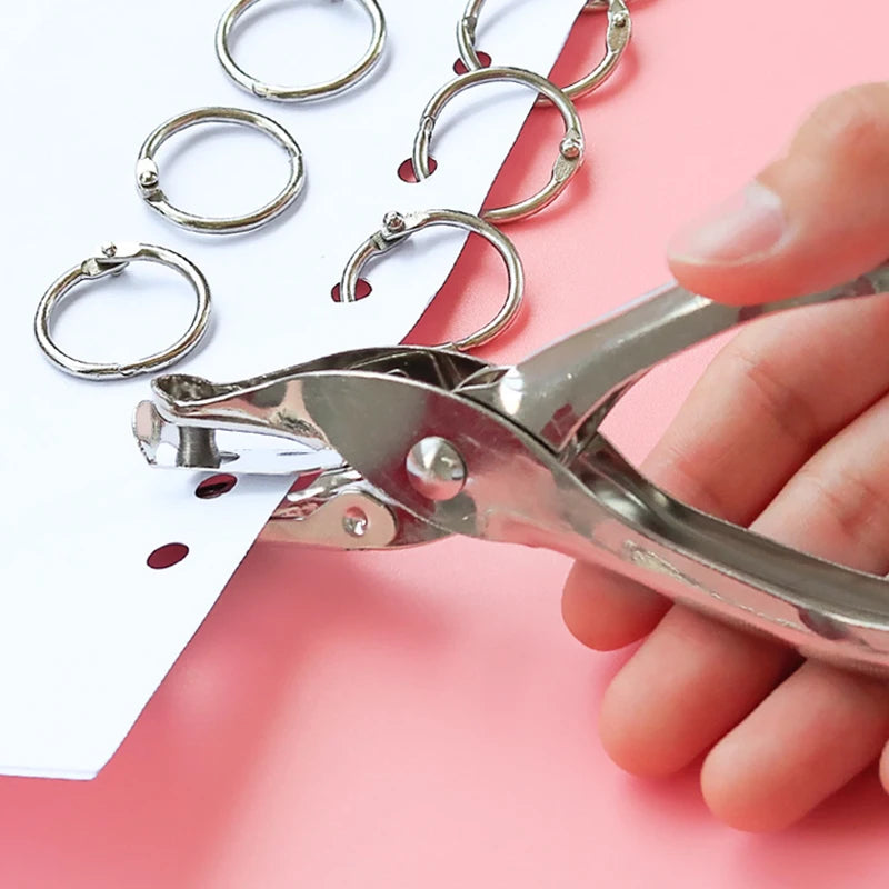 Heavy Duty Handheld Metal Paper Hole Puncher on Luulla