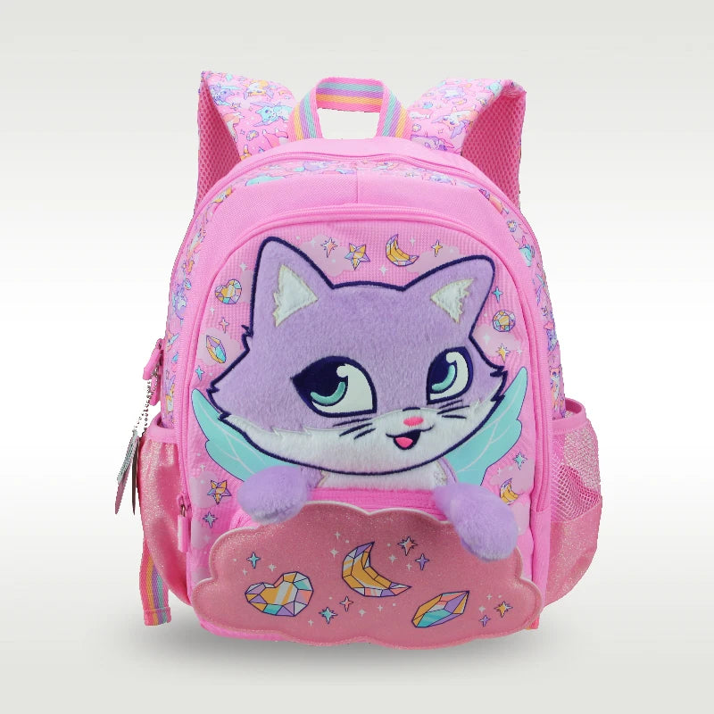 Pink Cat Backpack With Fun Pockets For Kids on Luulla