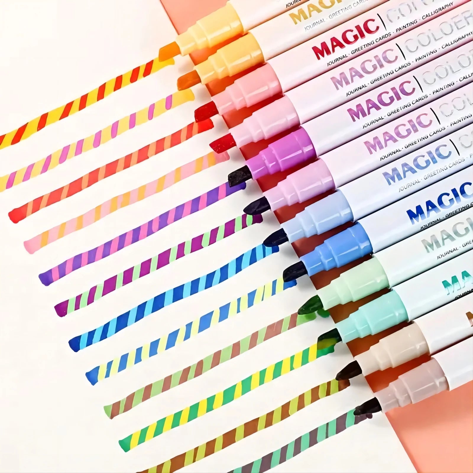 Dual-tip Vibrant Color Art Markers Collection on Luulla