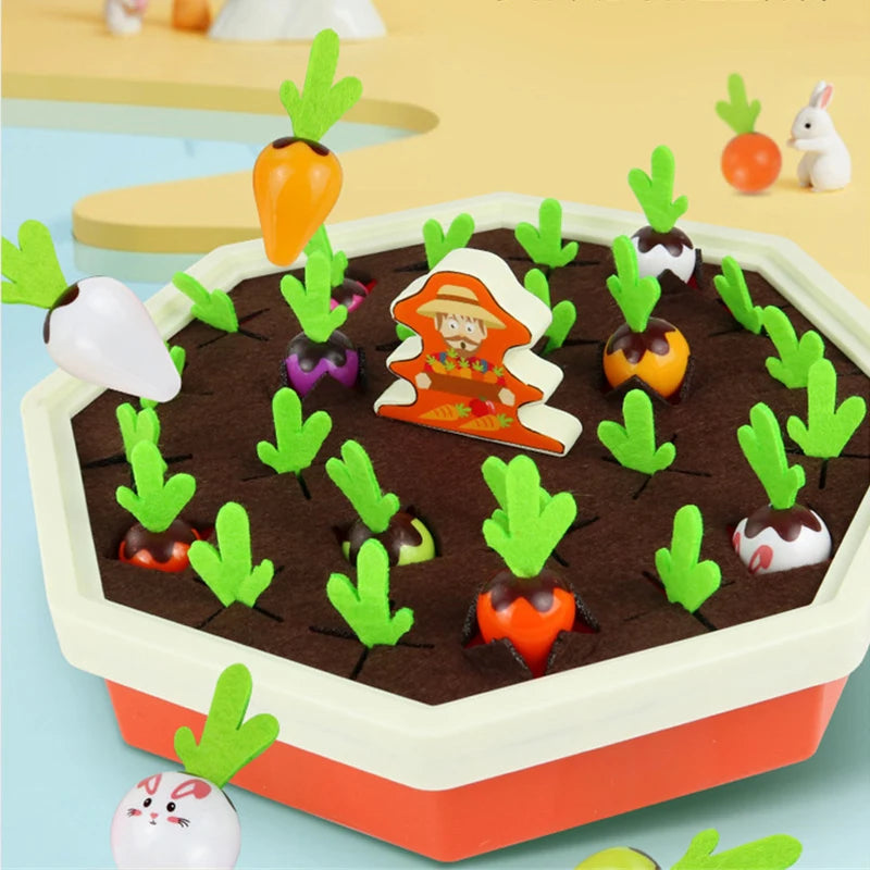 Interactive Rabbit Garden Puzzle With Carrot Pieces on Luulla