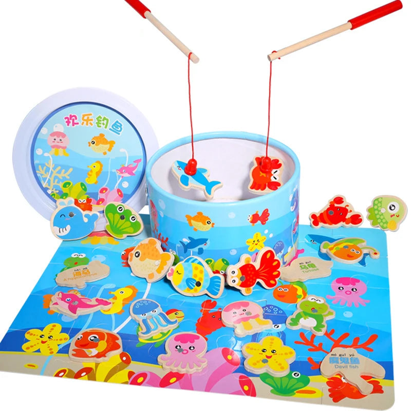 Magnetic Fishing Game For Kids With Rods on Luulla