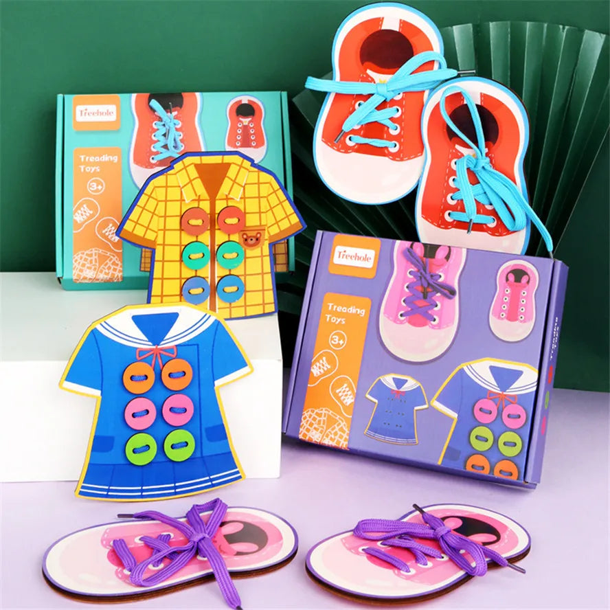 Kids Lacing And Buttoning Activity Play Kit on Luulla