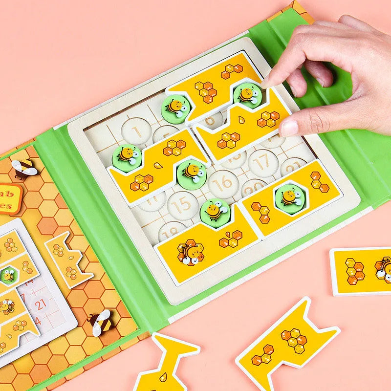 Puzzle Board Game With Bee-themed Pieces on Luulla