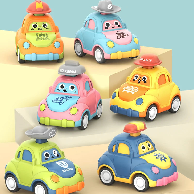Cartoon Friction-powered Race Cars For Kids on Luulla