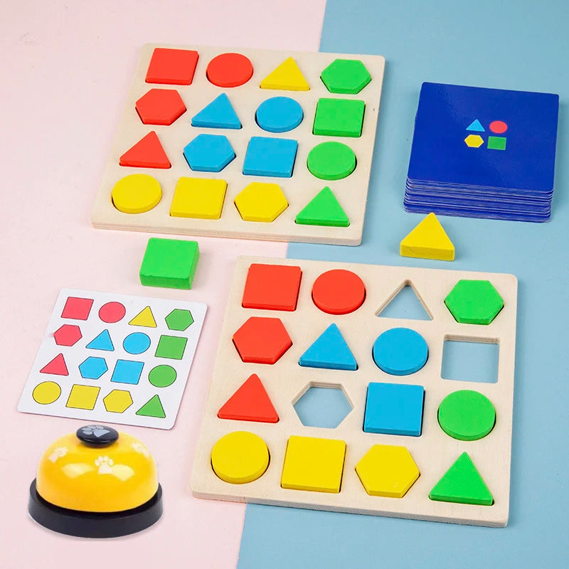 Educational Wooden Shape Sorting Puzzle For Kids on Luulla