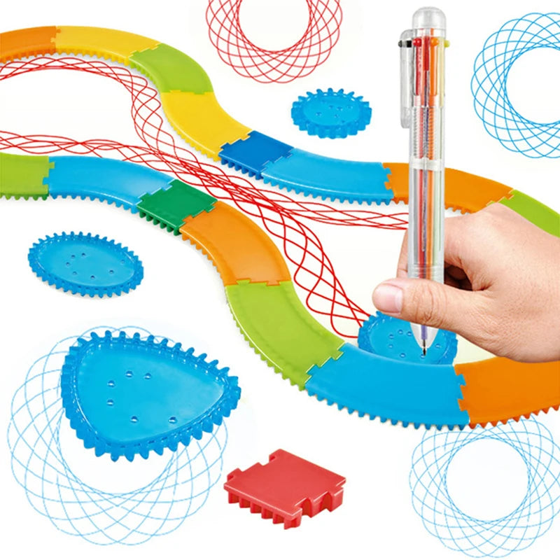 Spirograph Art Station With Multicolor Pen Gear on Luulla