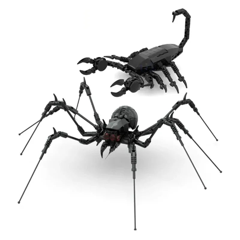 Articulated Scorpion And Spider Building Blocks Kit on Luulla