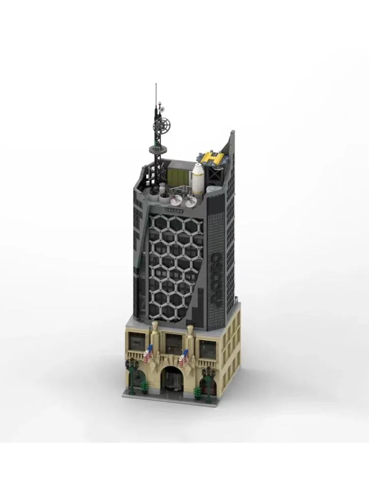 Modular High-rise Building Construction Toy With Antenna on Luulla