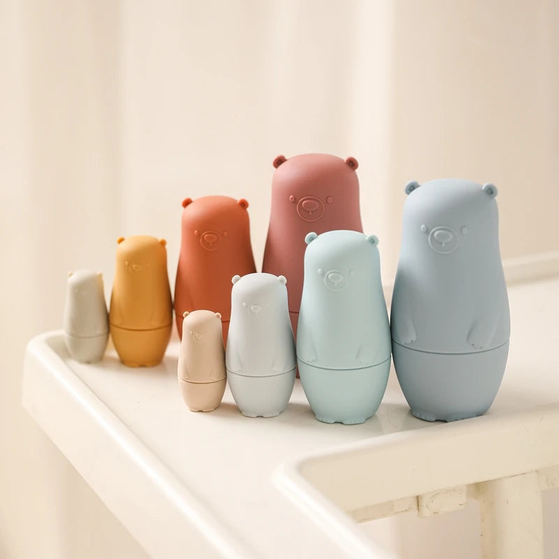 Cute Bear Family Stackable Storage Containers Collection on Luulla